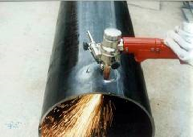 Hole cutting on side of a pipe | KOIKE EUROPE